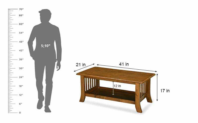 Zita Coffee Table - Wood Land Furniture & Decor